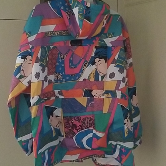 Samurai street wear | Jackets & Coats | Full Print Samurai Theme Jacket ...